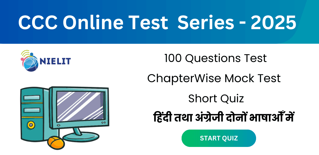 CCC Online Test For NIELIT CCC Exam 2025 -Preparation Made Easy ...