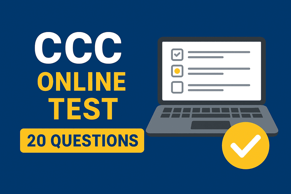 Free CCC Quizzes for All Exam Preparation Online | RankExam